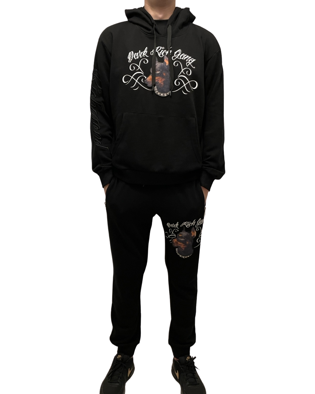 John Richmond Laisvalaikio Kelnės Dark Rich Gang - UniStyle