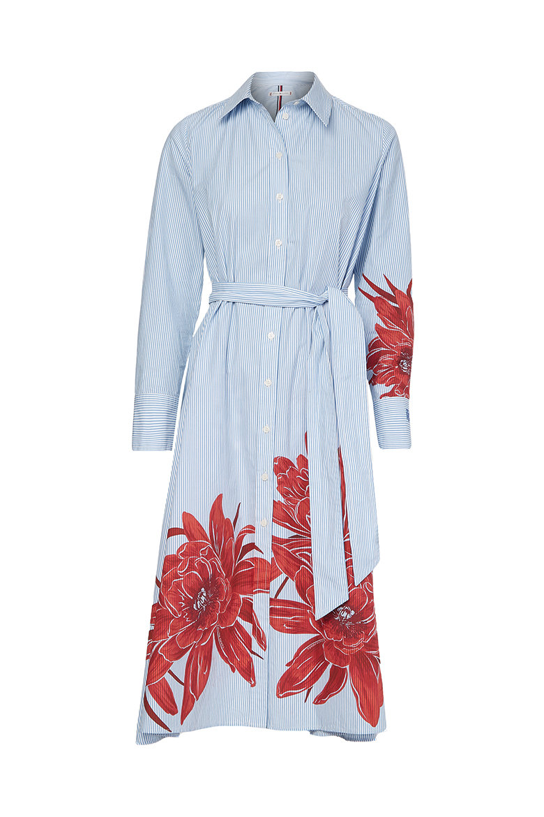 Tommy Hilfiger Suknelė Floral Midi - UniStyle